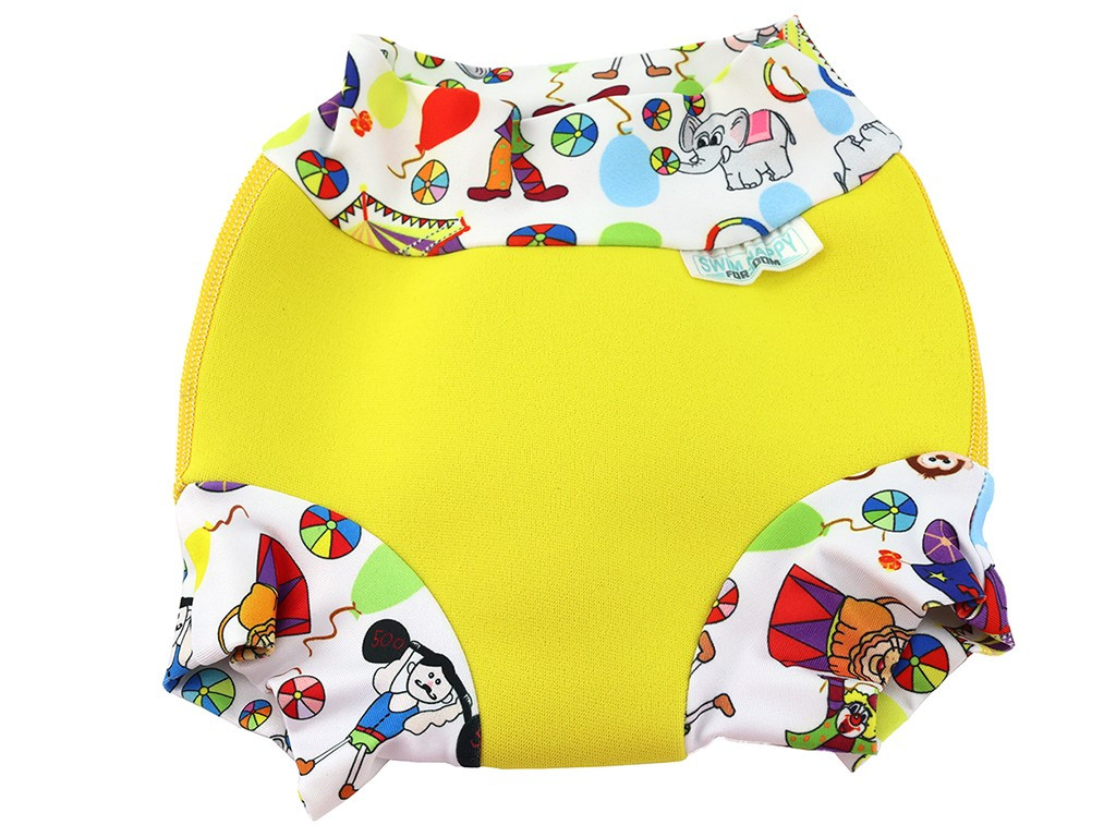 Neoprene swim diaper yellow